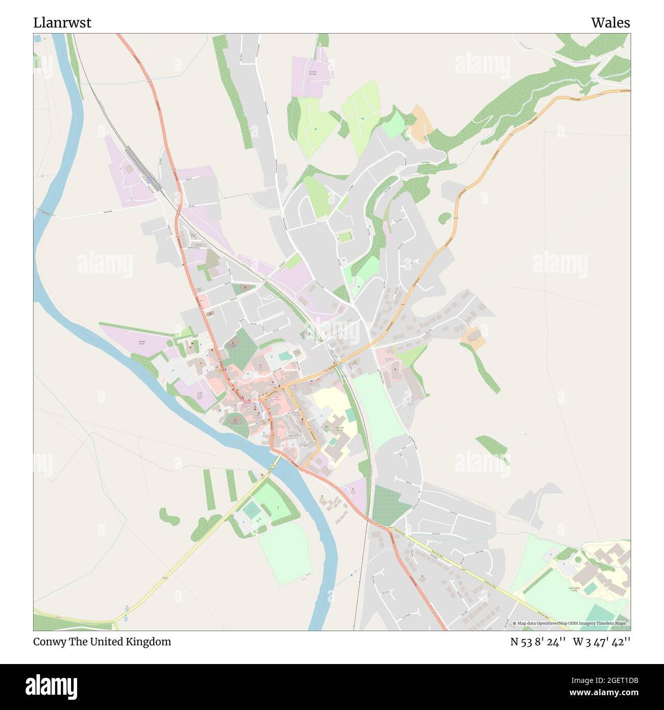 Map in wales Cut Out Stock Images & Pictures - Alamy