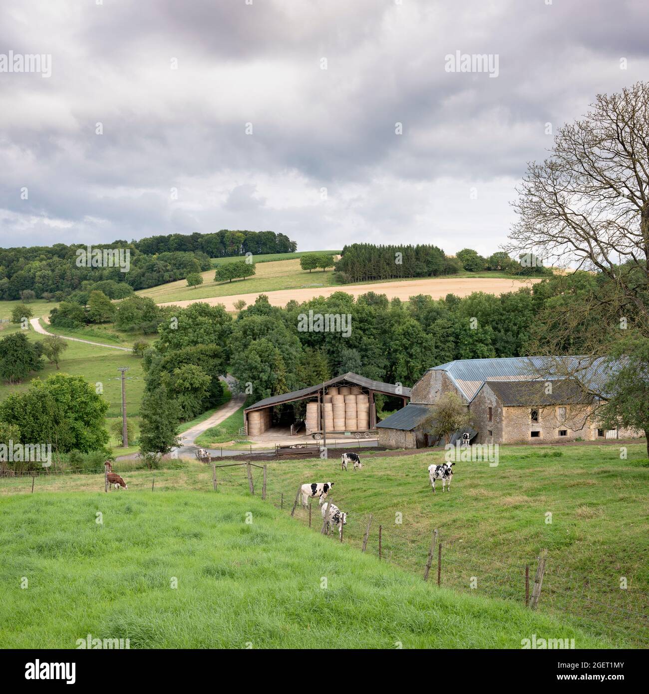 Old french farm house near hi-res stock photography and images - Alamy