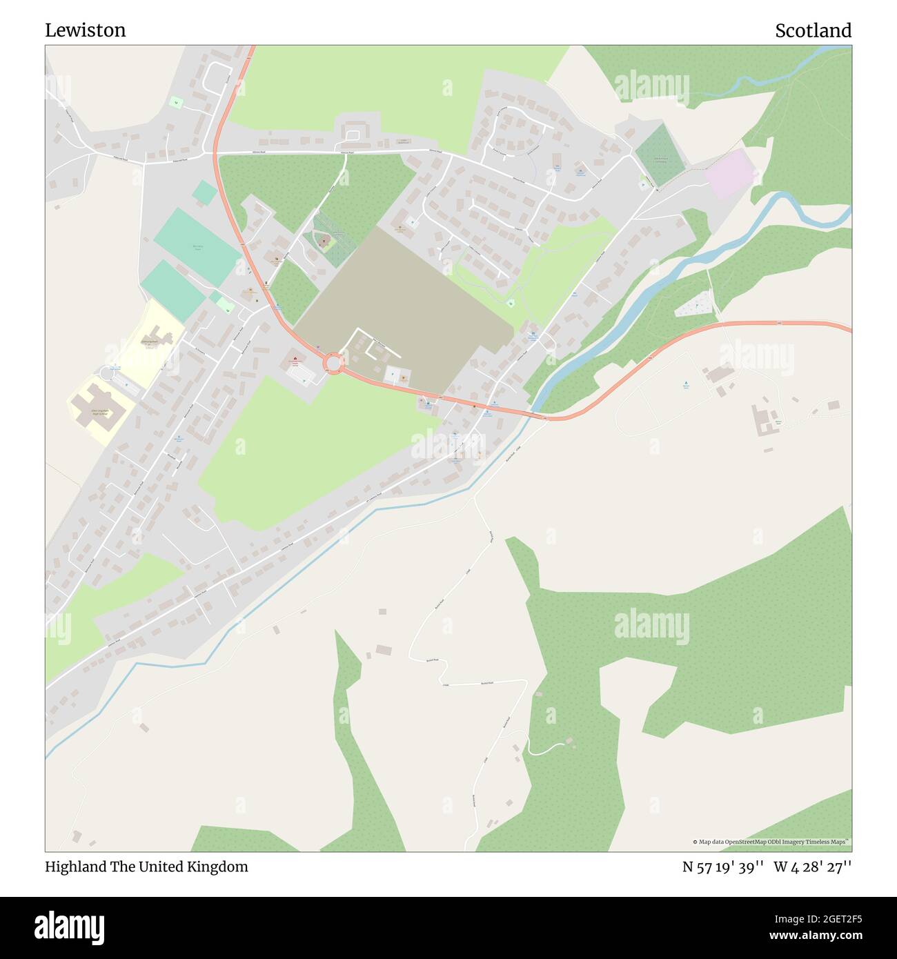 Lewiston map hi-res stock photography and images - Alamy