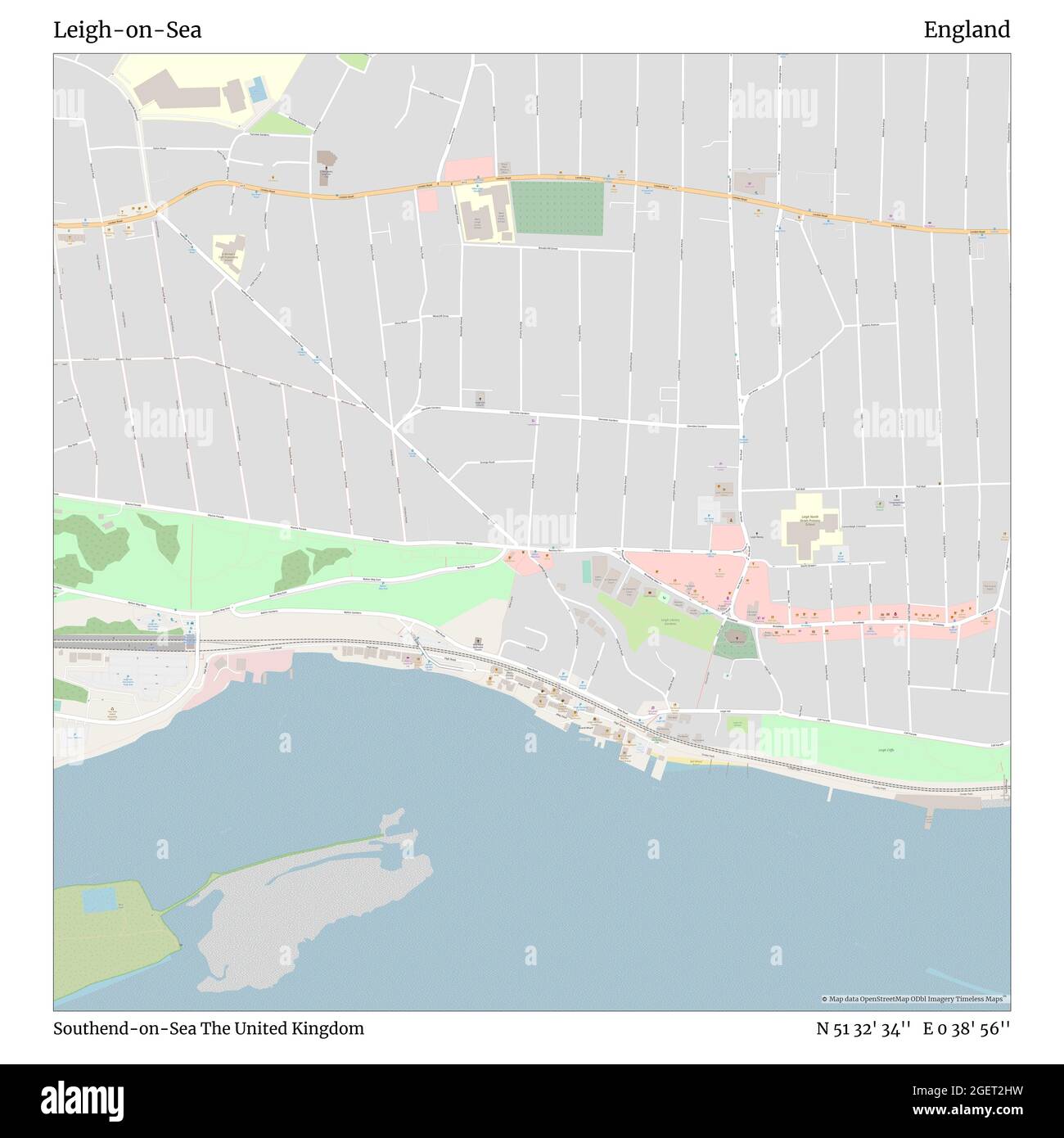 Map of southend on sea hi-res stock photography and images - Alamy