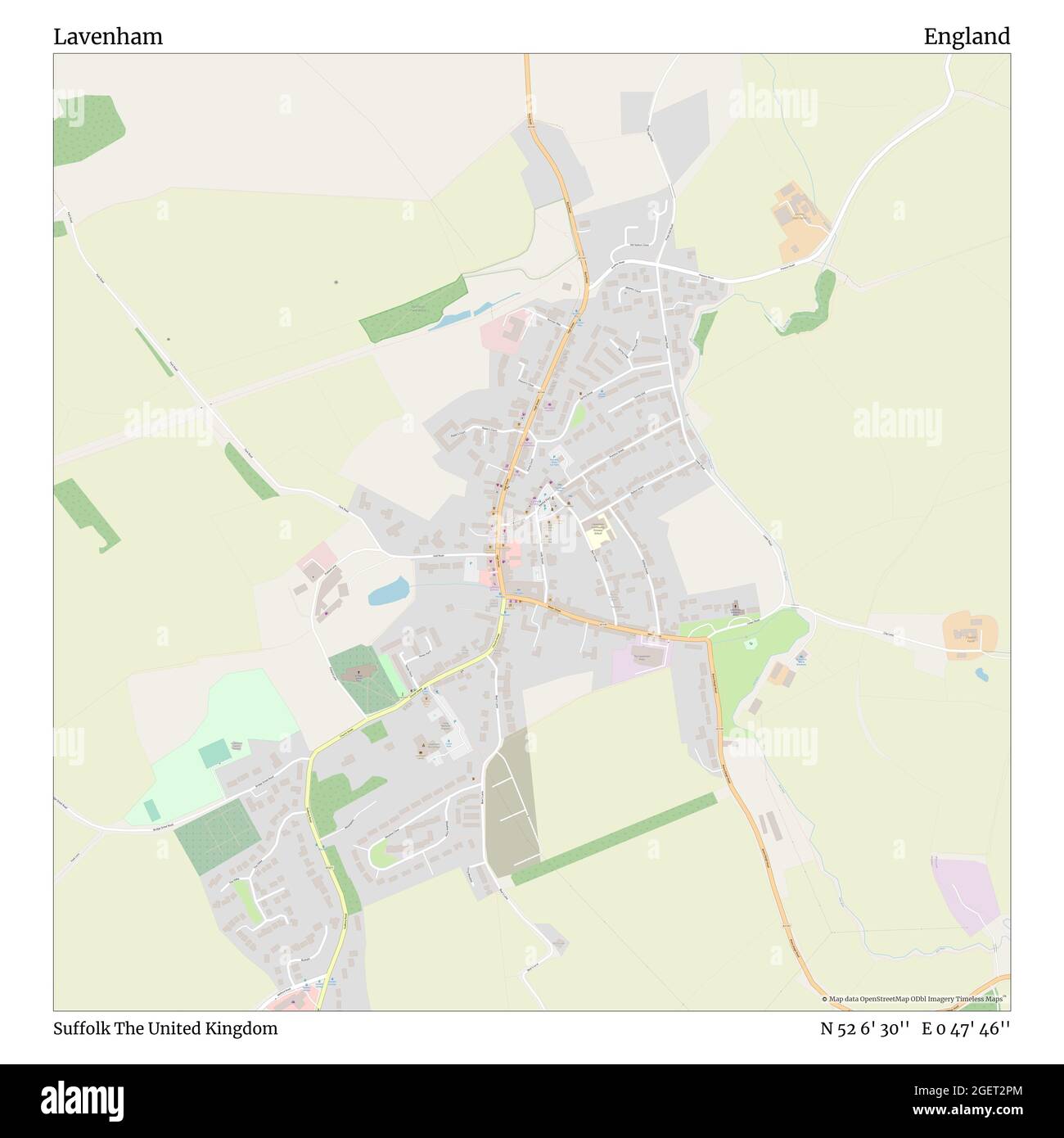 Lavenham suffolk map hi-res stock photography and images - Alamy