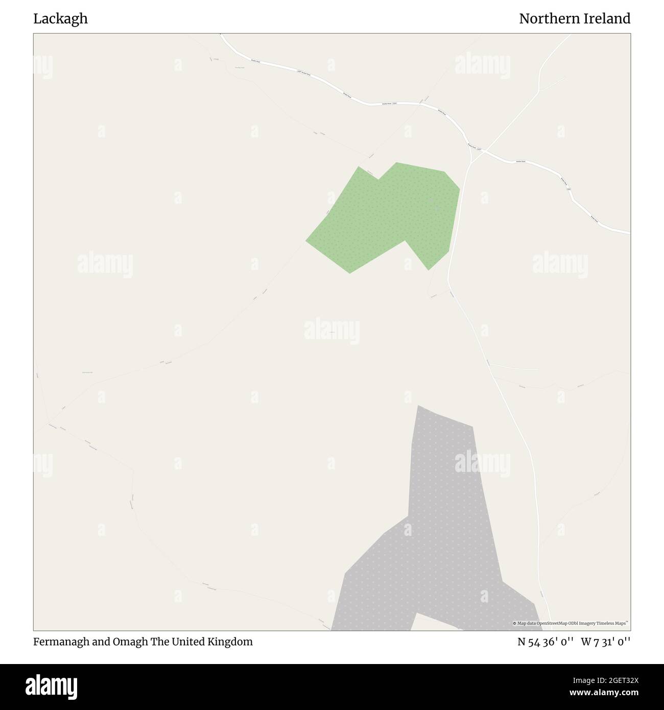 Map of omagh hi-res stock photography and images - Alamy