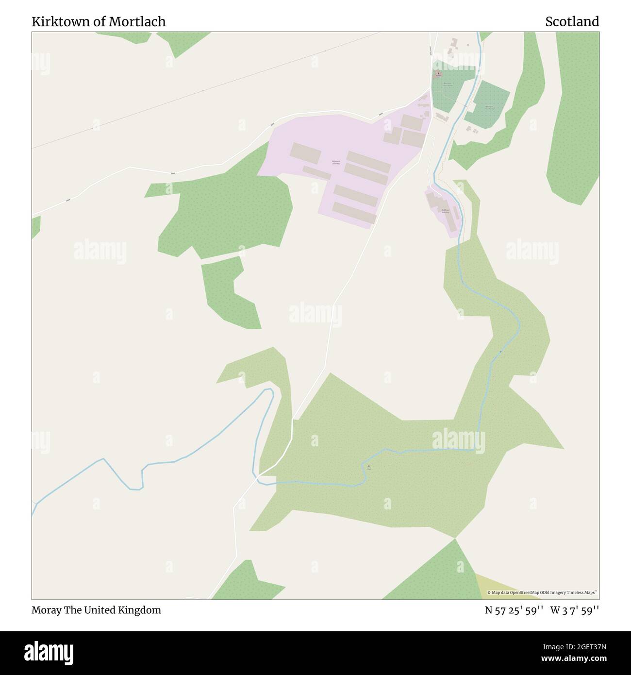 Map Of Mortlach High Resolution Stock Photography and Images - Alamy