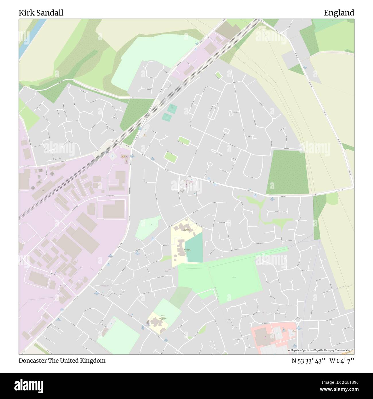 Kirk Sandall, Doncaster, United Kingdom, England, N 53 33' 43'', W 1 4 ...