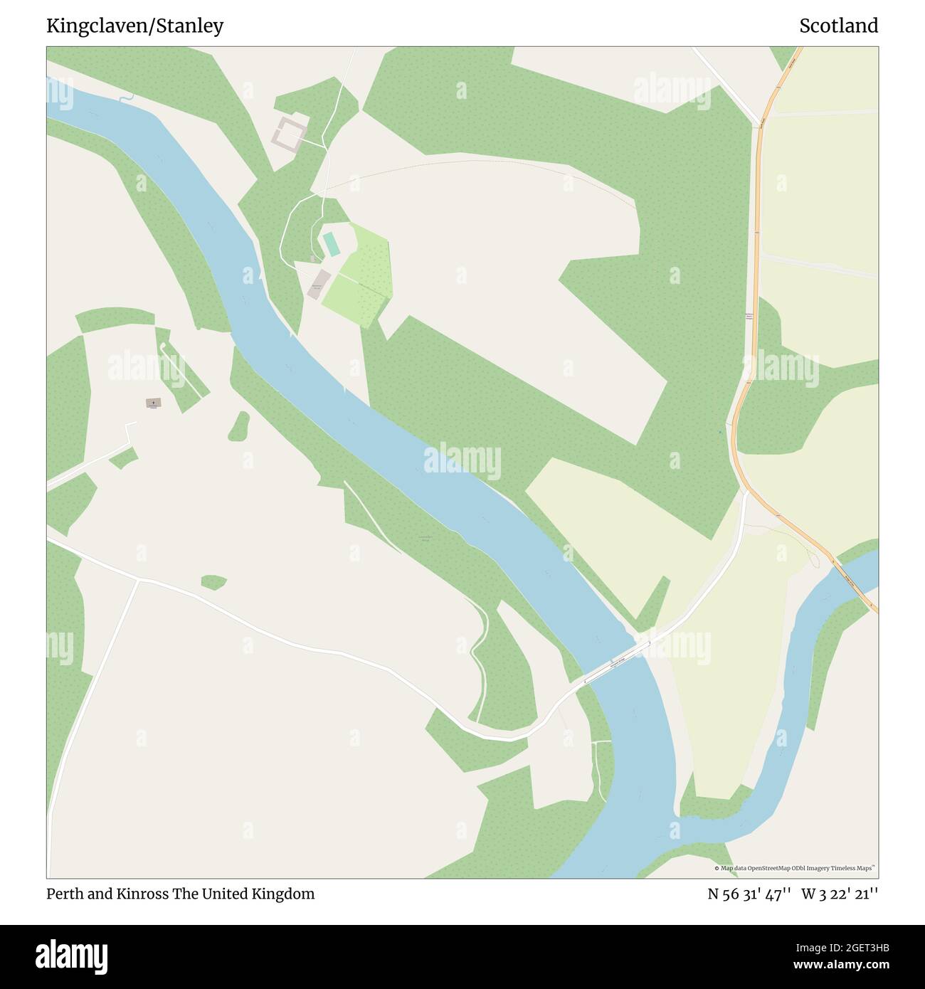 Kingclaven/Stanley, Perth and Kinross, United Kingdom, Scotland, N 56 ...