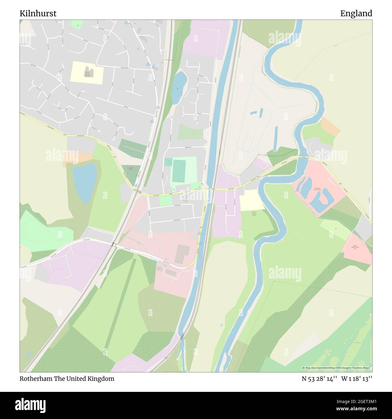 Rotherham map Cut Out Stock Images & Pictures - Alamy