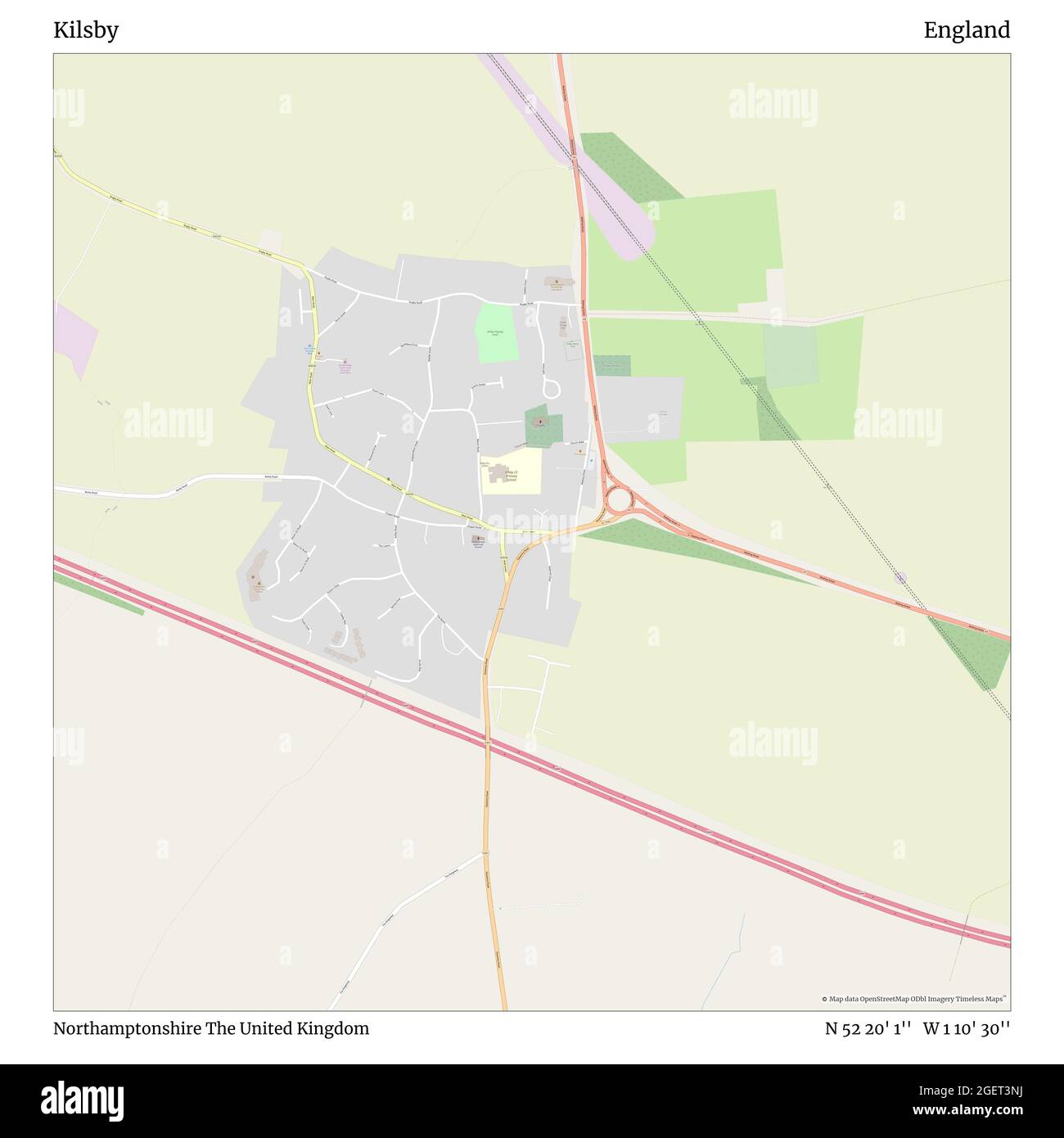 Kilsby map Cut Out Stock Images & Pictures - Alamy