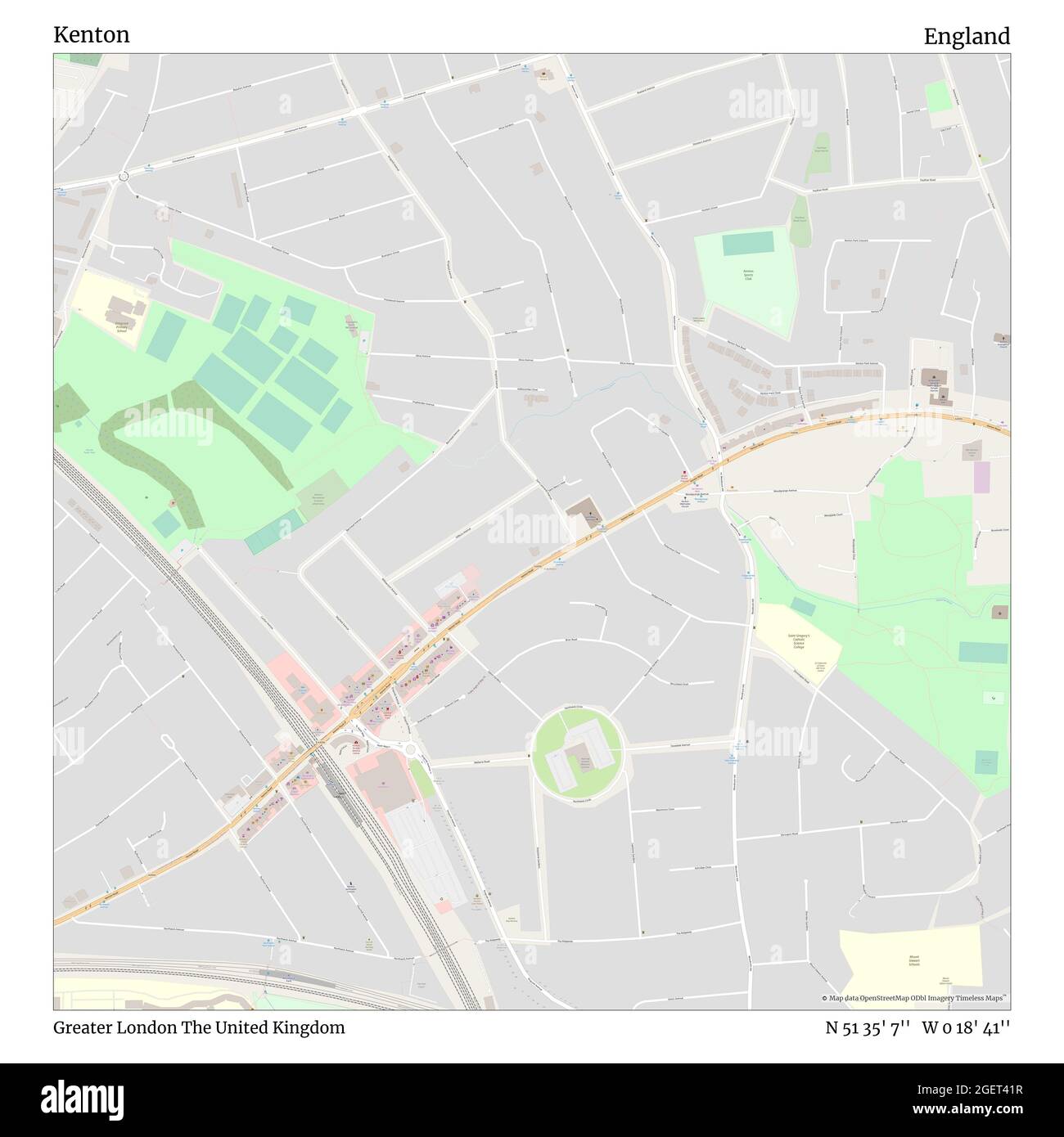 Kenton, Greater London, United Kingdom, England, N 51 35' 7'', W 0 18 ...