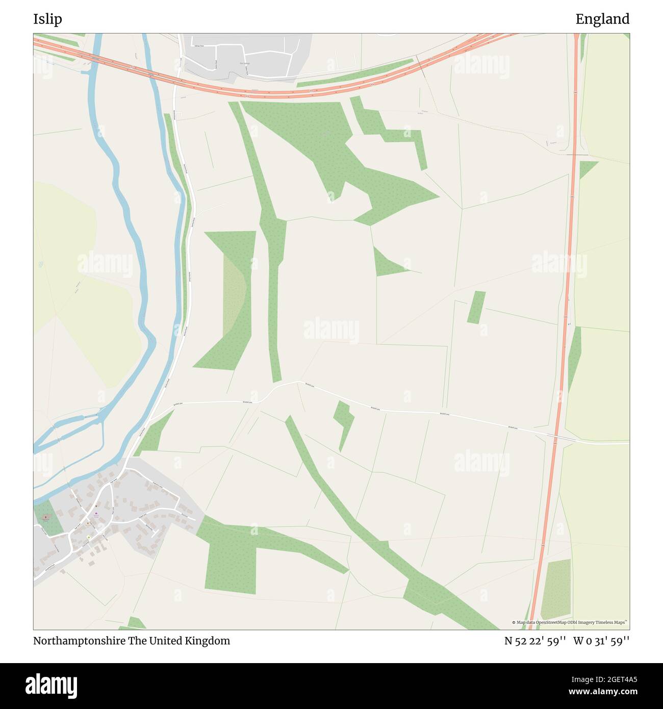 Islip, Northamptonshire, United Kingdom, England, N 52 22' 59'', W 0 31 ...
