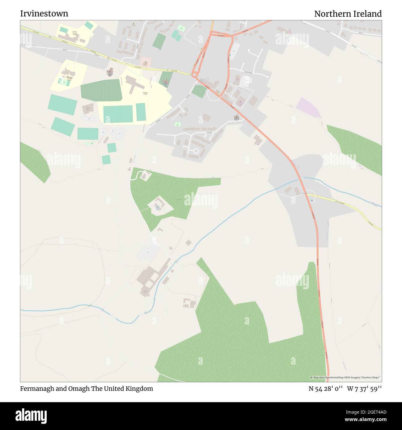 Irvinestown, Fermanagh and Omagh, United Kingdom, Northern Ireland, N ...
