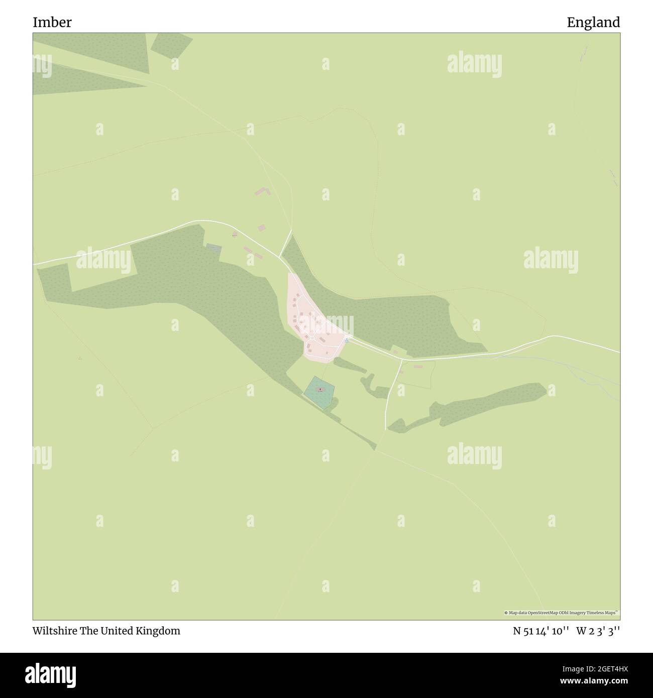 Imber, Wiltshire, United Kingdom, England, N 51 14' 10'', W 2 3' 3 ...