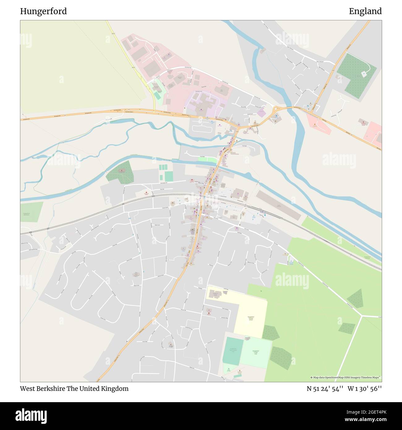 Map of hungerford hi-res stock photography and images - Alamy