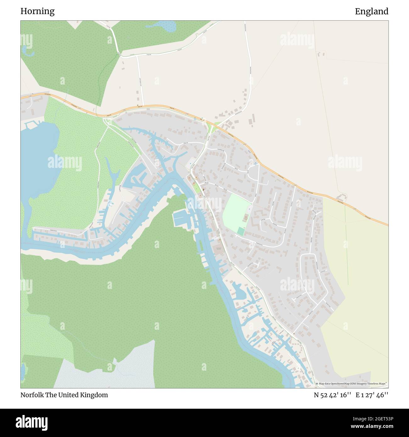 Horning, norfolk Cut Out Stock Images & Pictures - Alamy