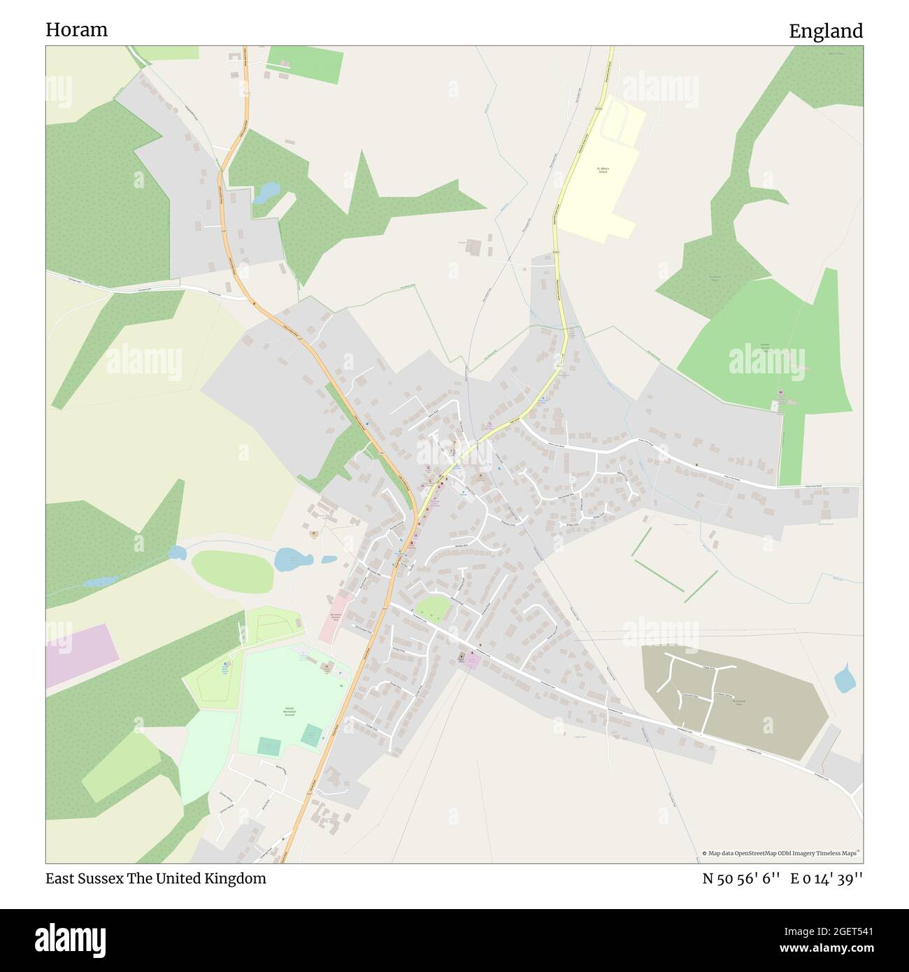 Horam, East Sussex, United Kingdom, England, N 50 56' 6'', E 0 14' 39 ...