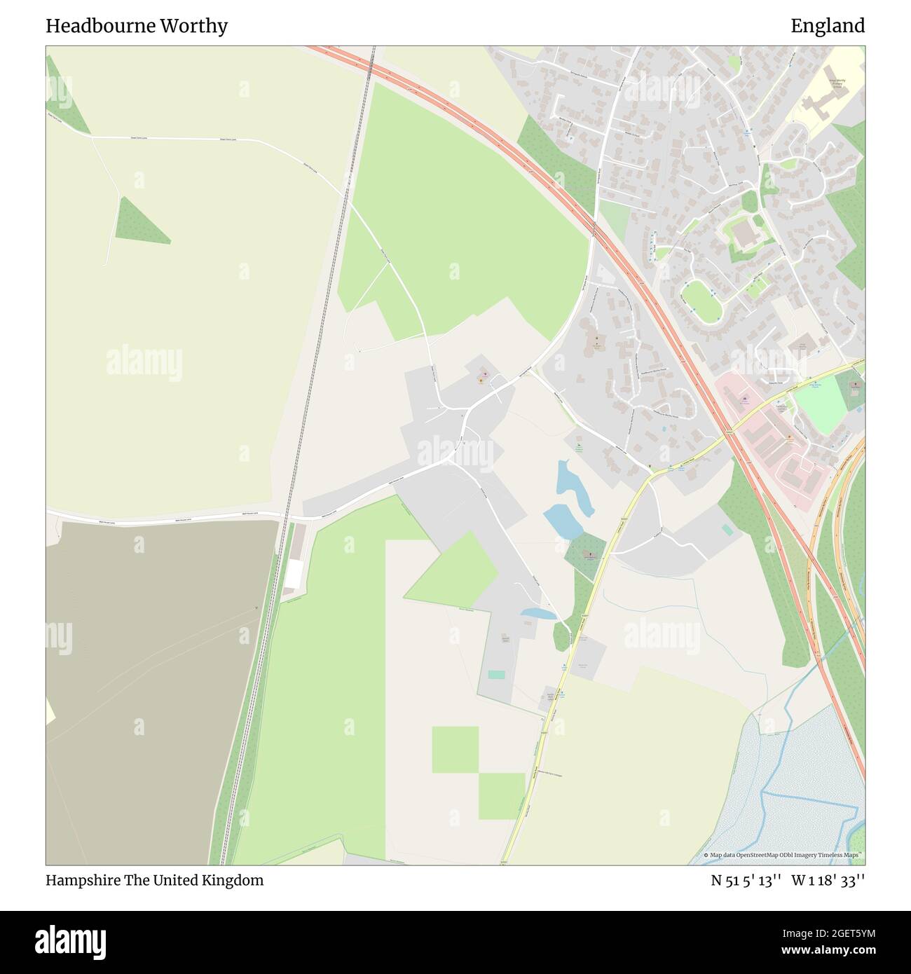 Headbourne Worthy, Hampshire, United Kingdom, England, N 51 5' 13'', W ...