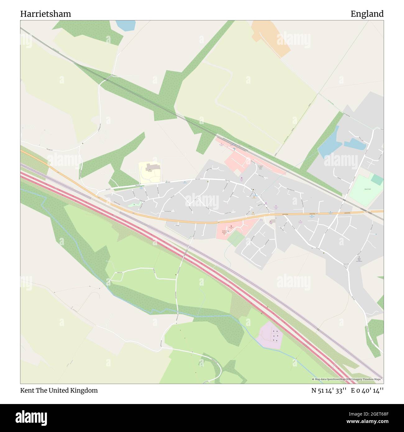 Harrietsham, Kent, United Kingdom, England, N 51 14' 33'', E 0 40' 14 ...