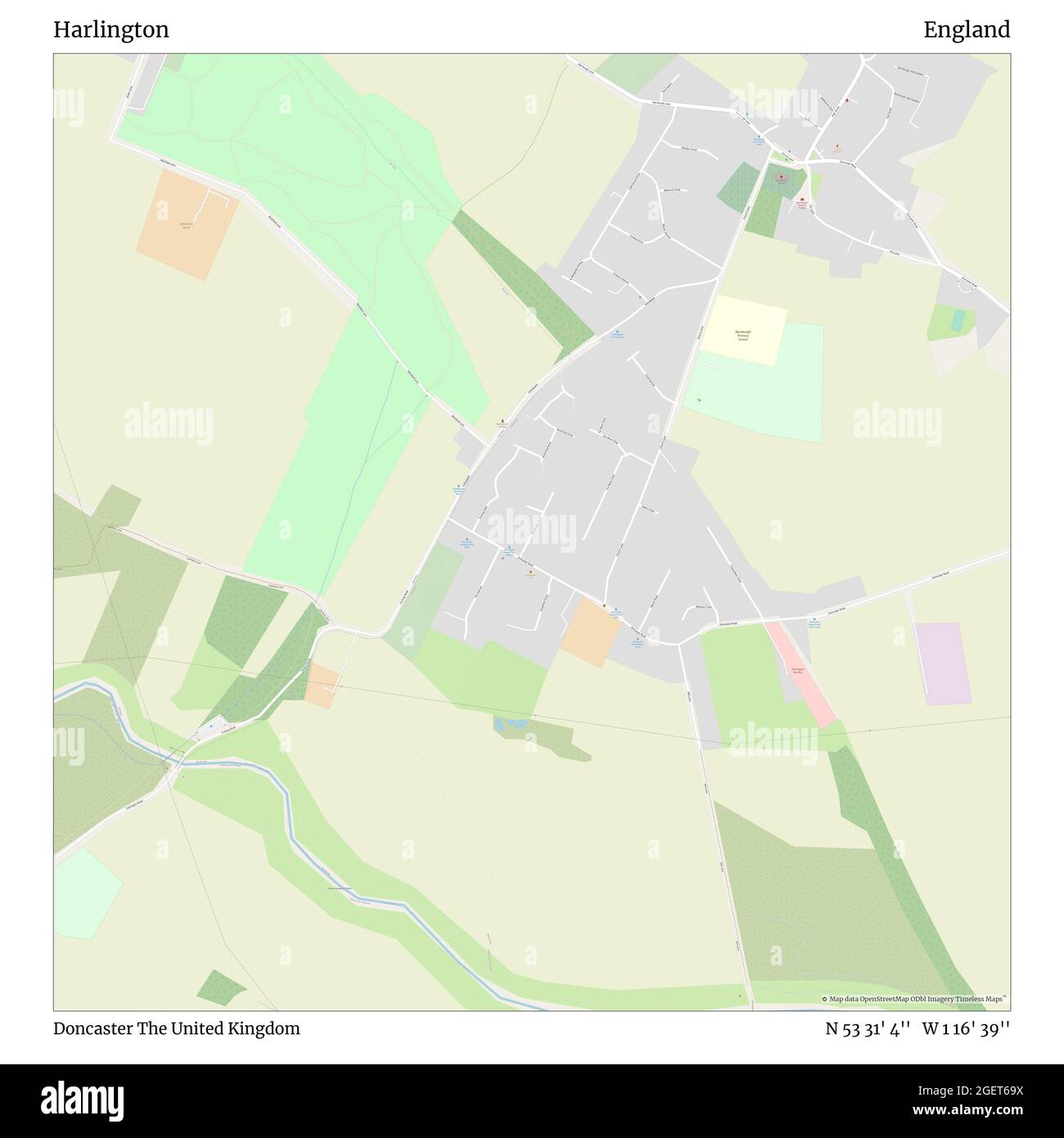 Map of doncaster hi-res stock photography and images - Alamy