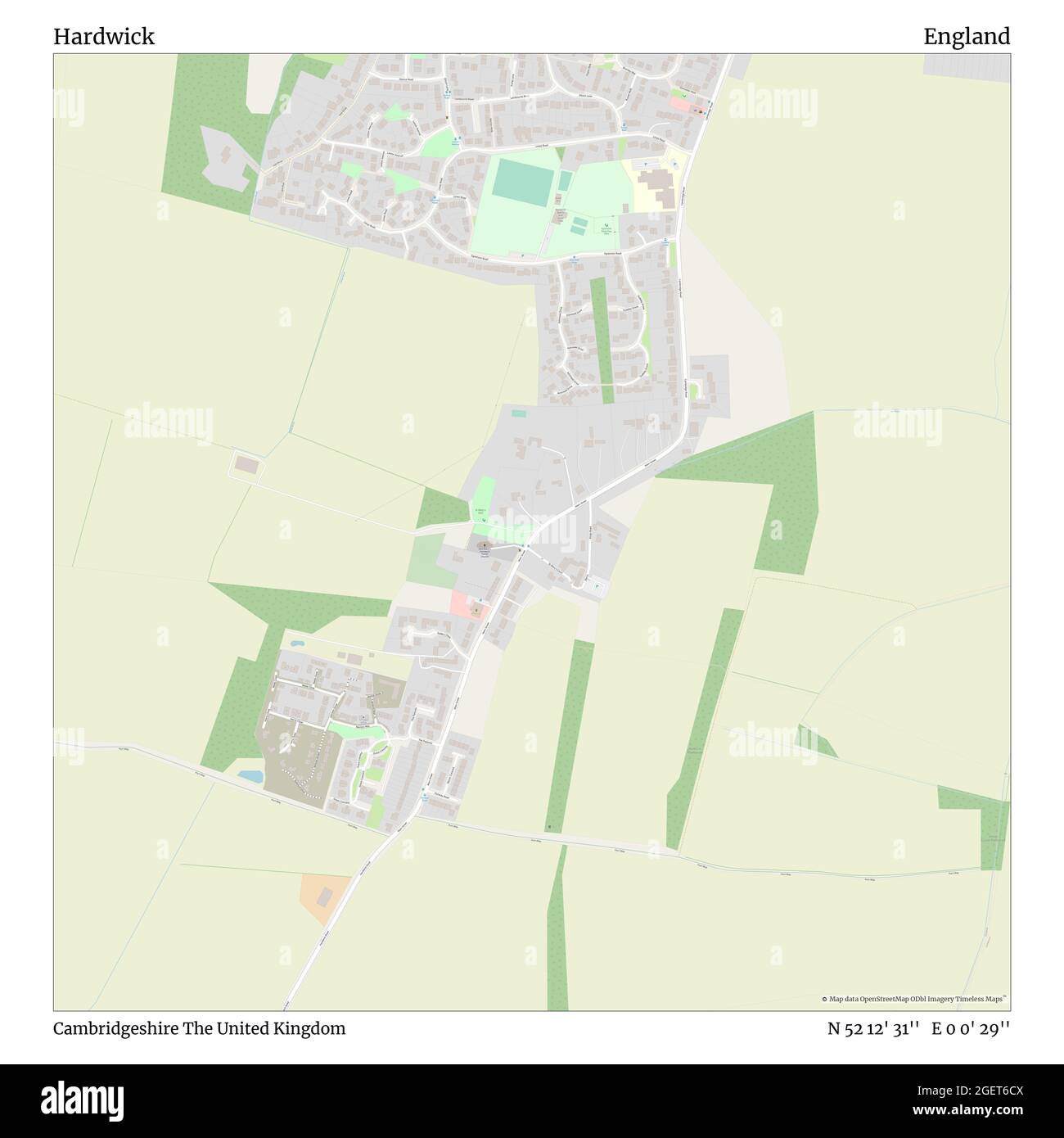 Map of hardwick hi-res stock photography and images - Alamy