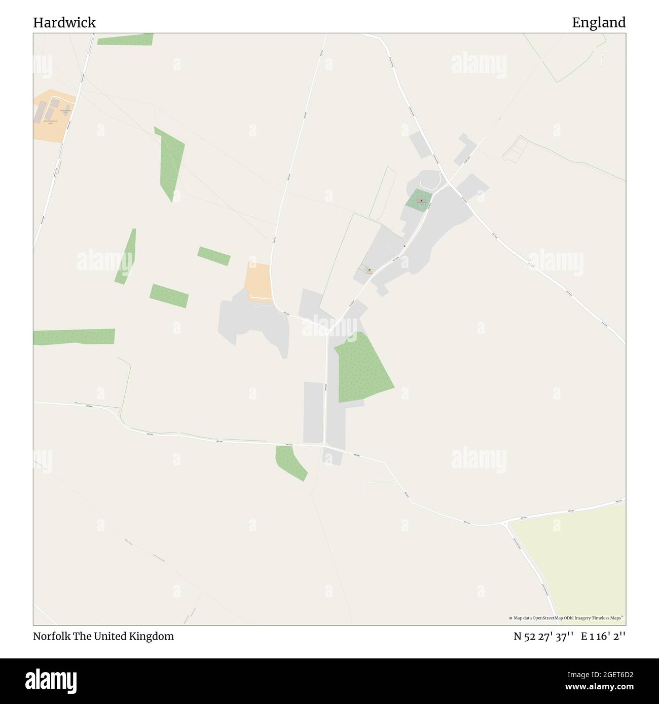 Map of hardwick hi-res stock photography and images - Alamy