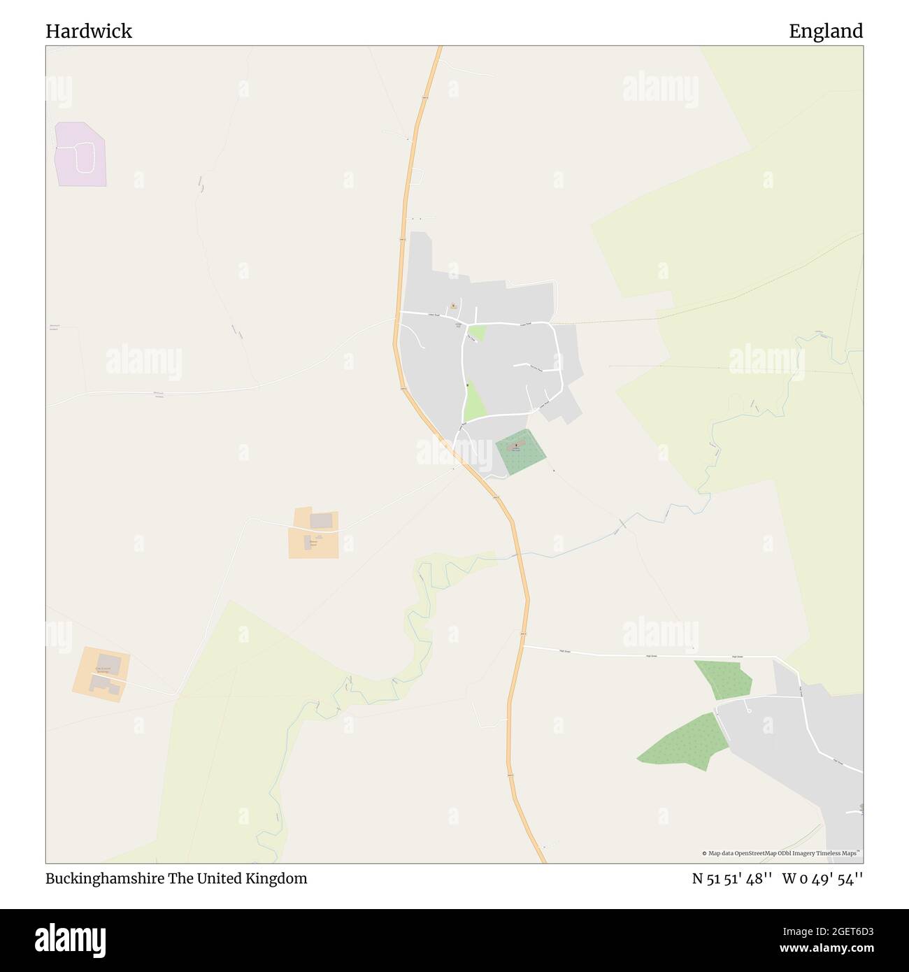 Map of hardwick hi-res stock photography and images - Alamy
