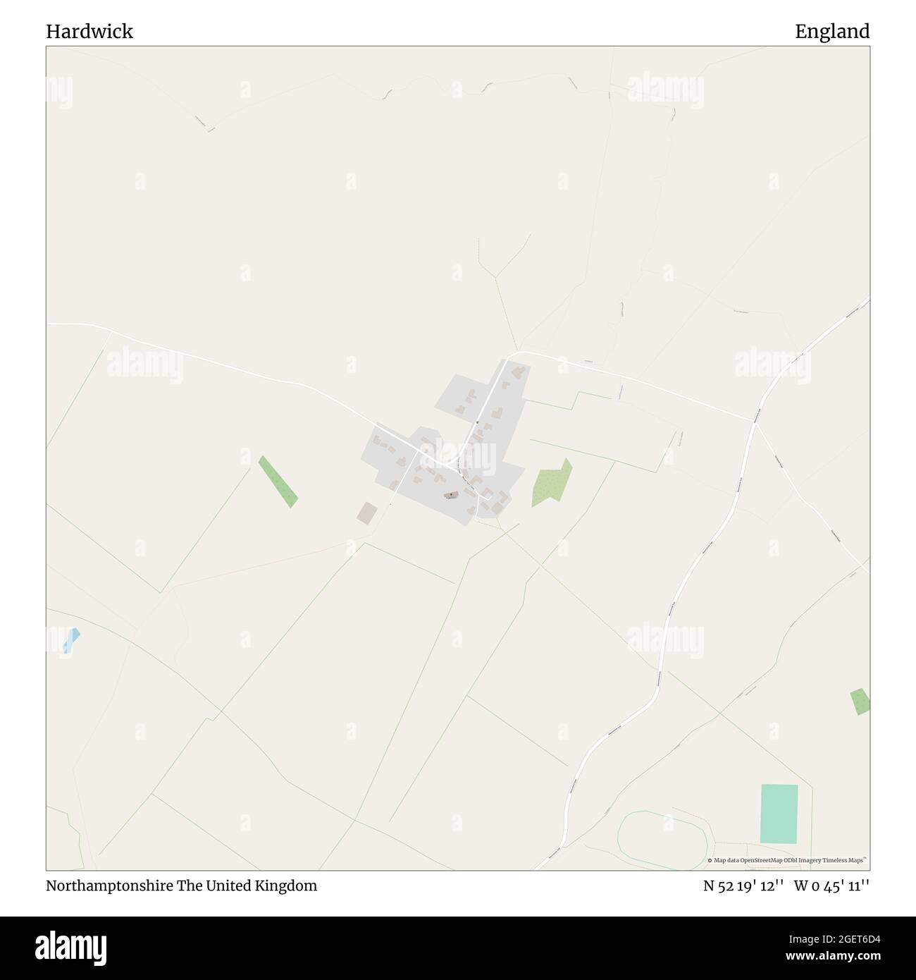 Map of hardwick hi-res stock photography and images - Alamy