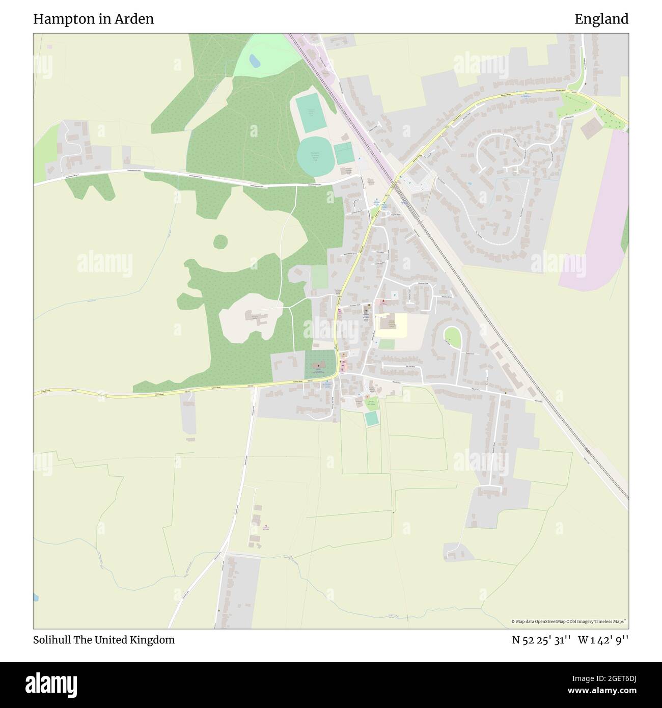 Solihull map hi-res stock photography and images - Alamy