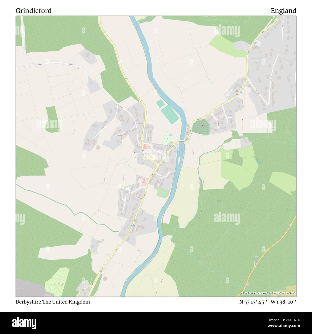 Grindleford map hi-res stock photography and images - Alamy