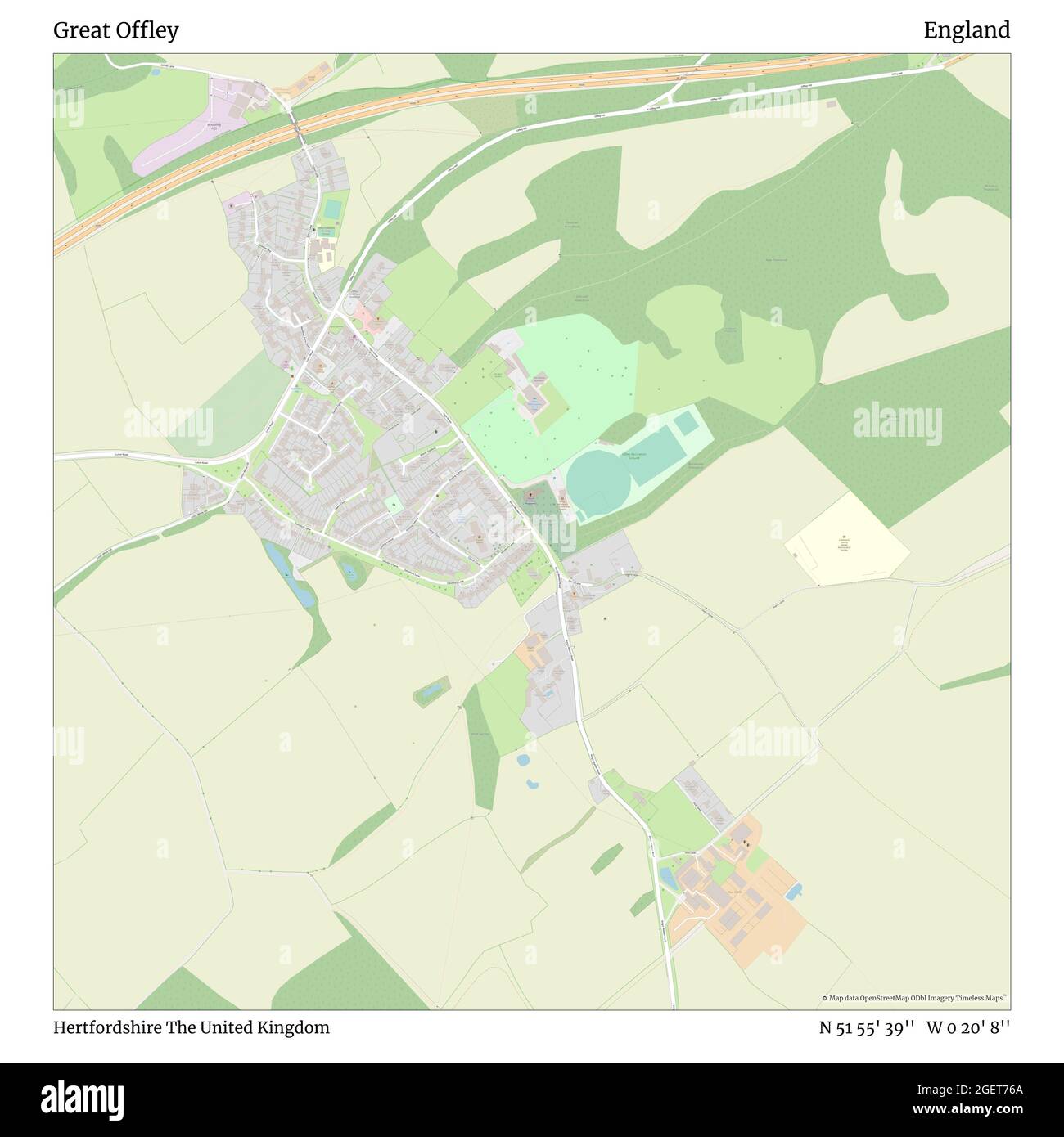 Great Offley, Hertfordshire, United Kingdom, England, N 51 55' 39'', W ...