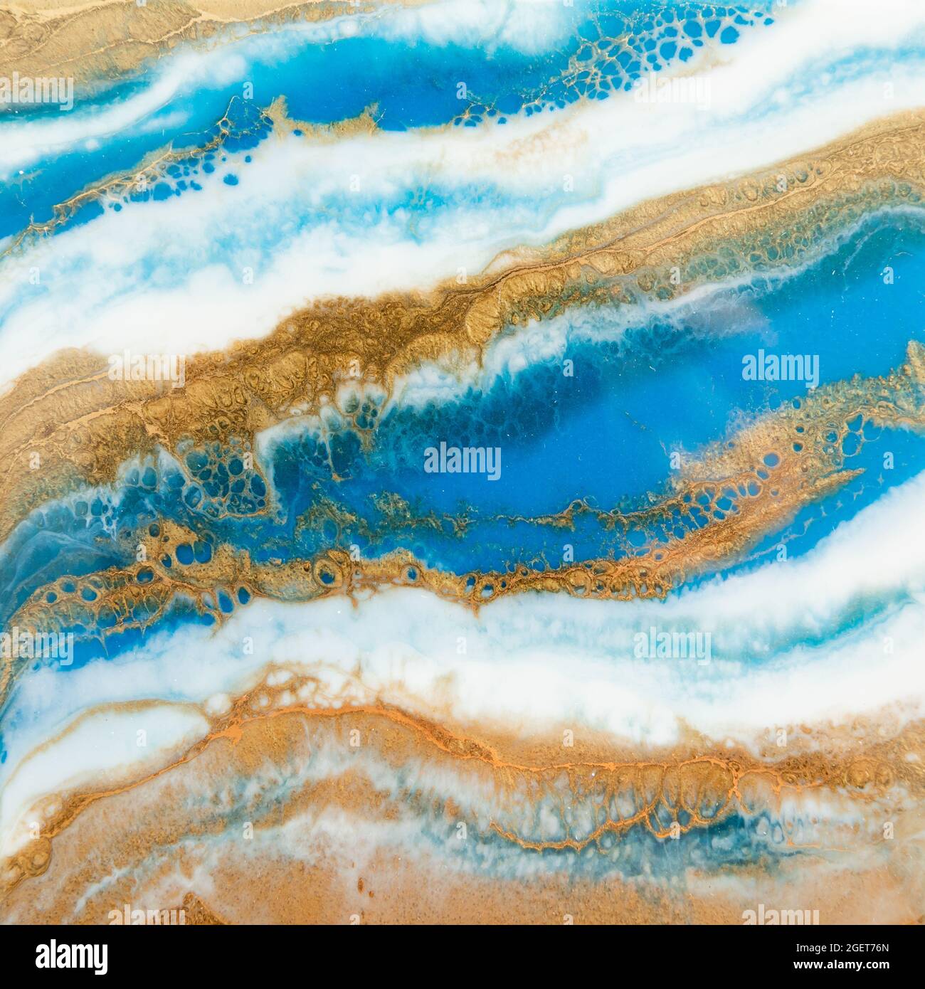 Resin art with bright colors. Epoxy effect background Stock Photo - Alamy