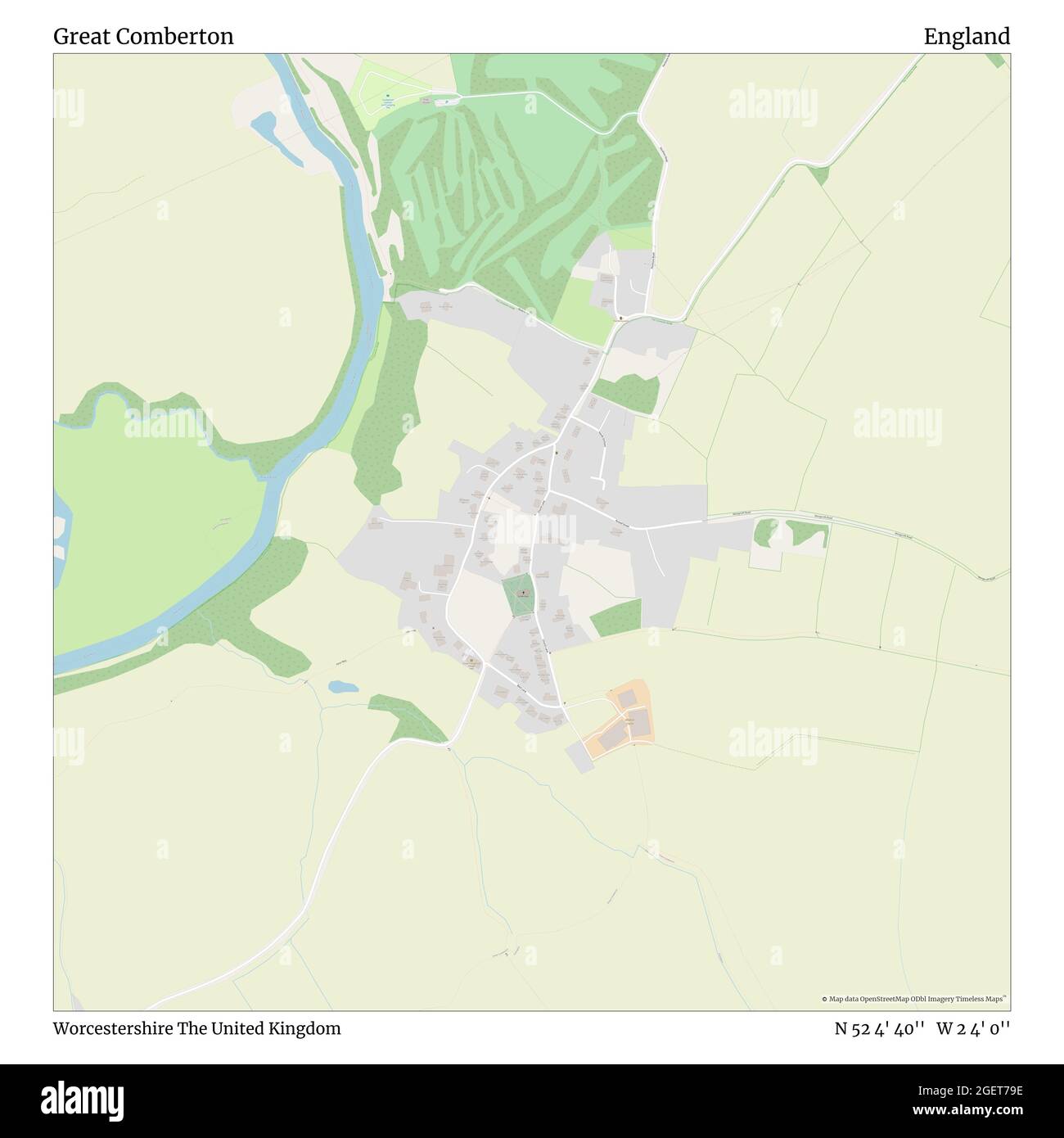 Great Comberton, Worcestershire, United Kingdom, England, N 52 4' 40 ...
