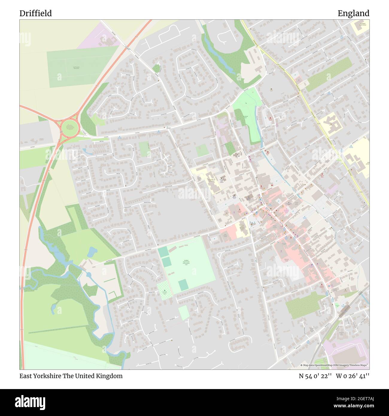 Driffield, East Yorkshire, United Kingdom, England, N 54 0' 22'', W 0 ...