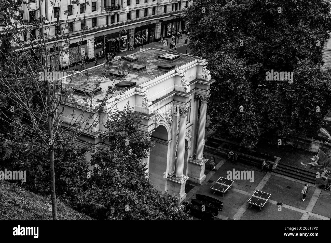 Marble arch london Black and White Stock Photos & Images - Alamy