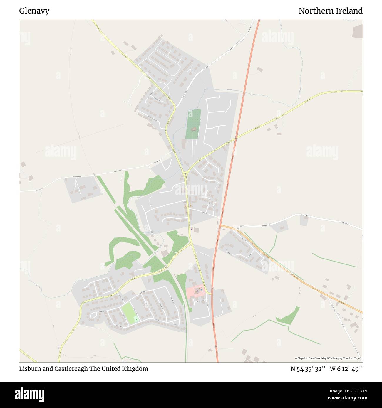 Lisburn map hi-res stock photography and images - Alamy