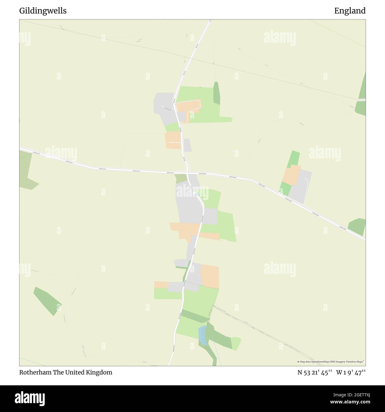 Map of rotherham hi-res stock photography and images - Alamy