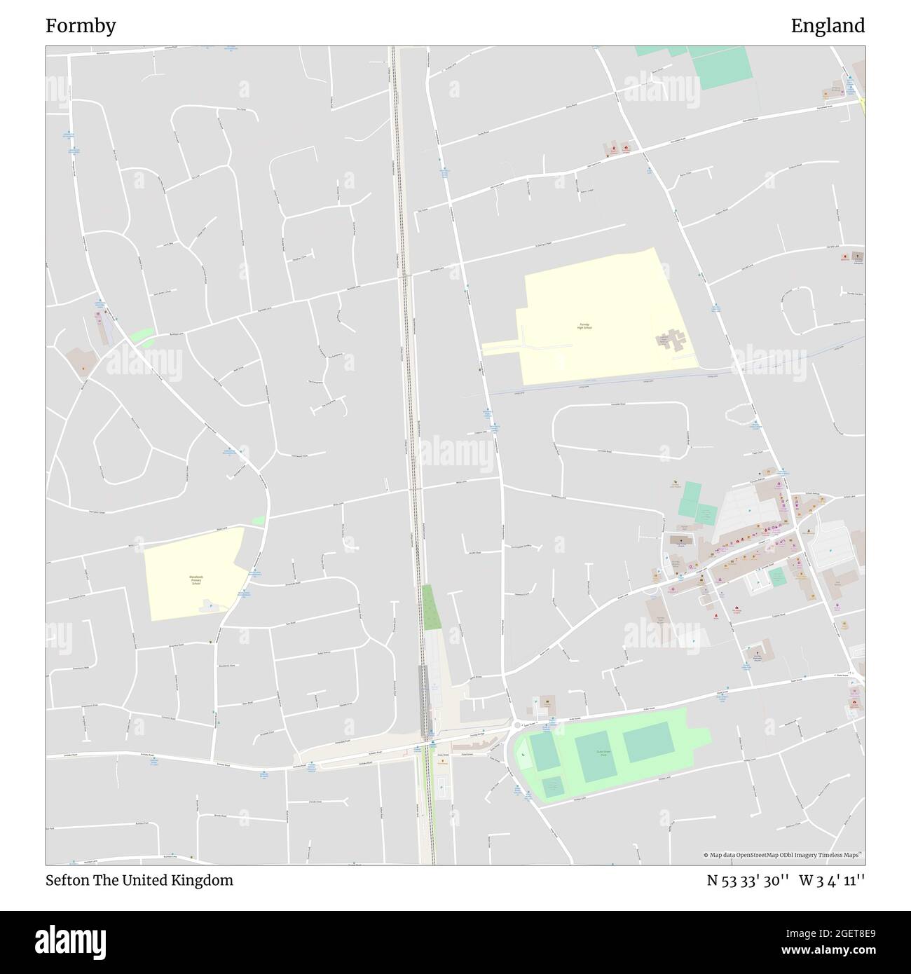 Formby map hi-res stock photography and images - Alamy