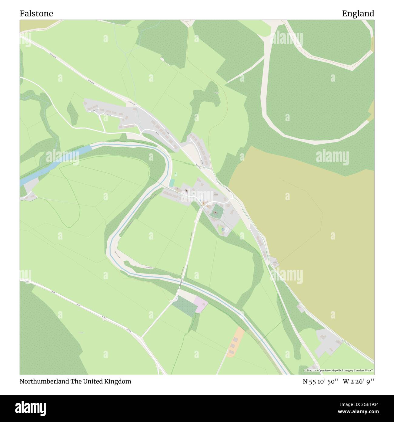 Falstone, Northumberland, United Kingdom, England, N 55 10' 50'', W 2 ...