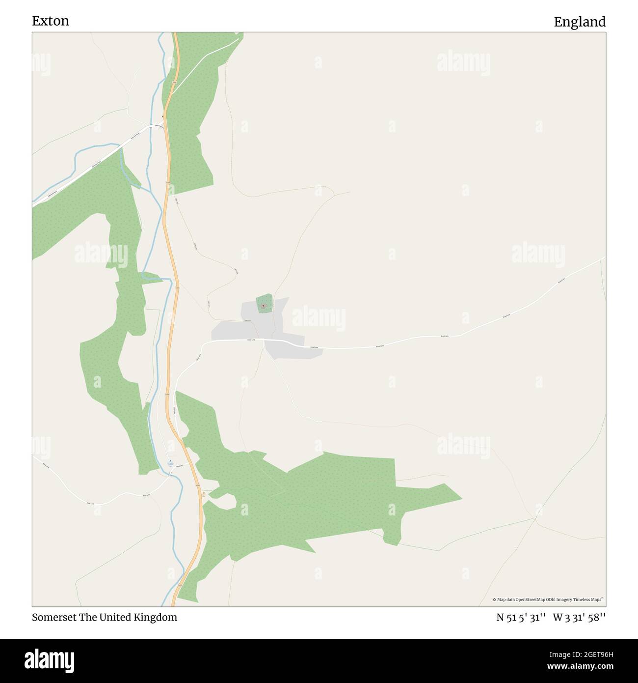 Exton, Somerset, United Kingdom, England, N 51 5' 31'', W 3 31' 58 ...