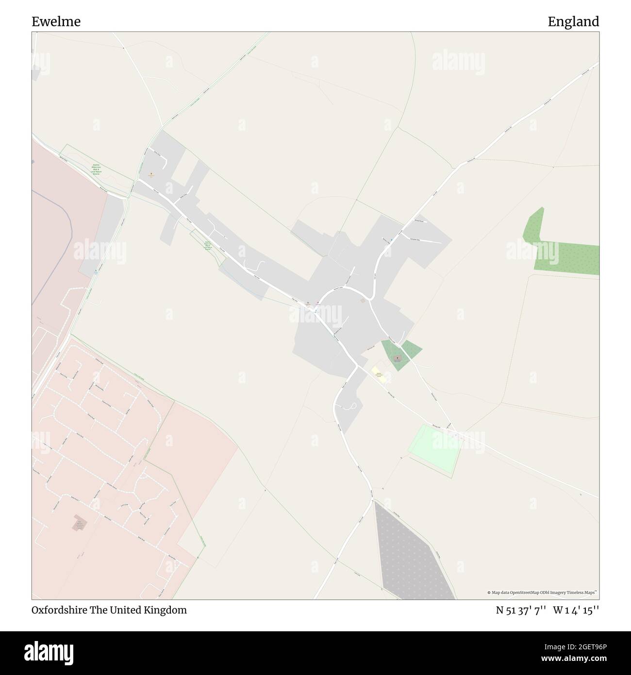 Map of oxfordshire hi-res stock photography and images - Alamy