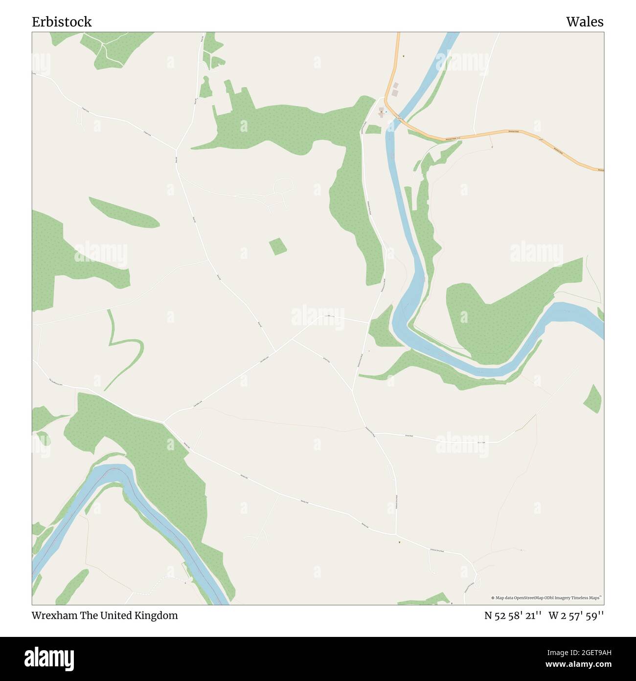 Map of wrexham hi-res stock photography and images - Alamy