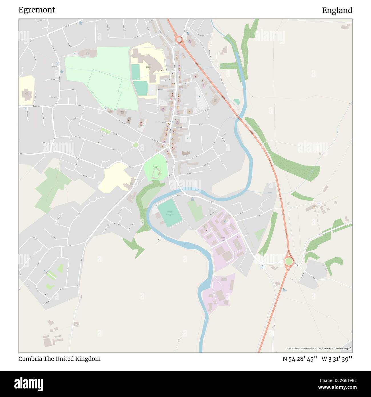 Map of egremont hi-res stock photography and images - Alamy