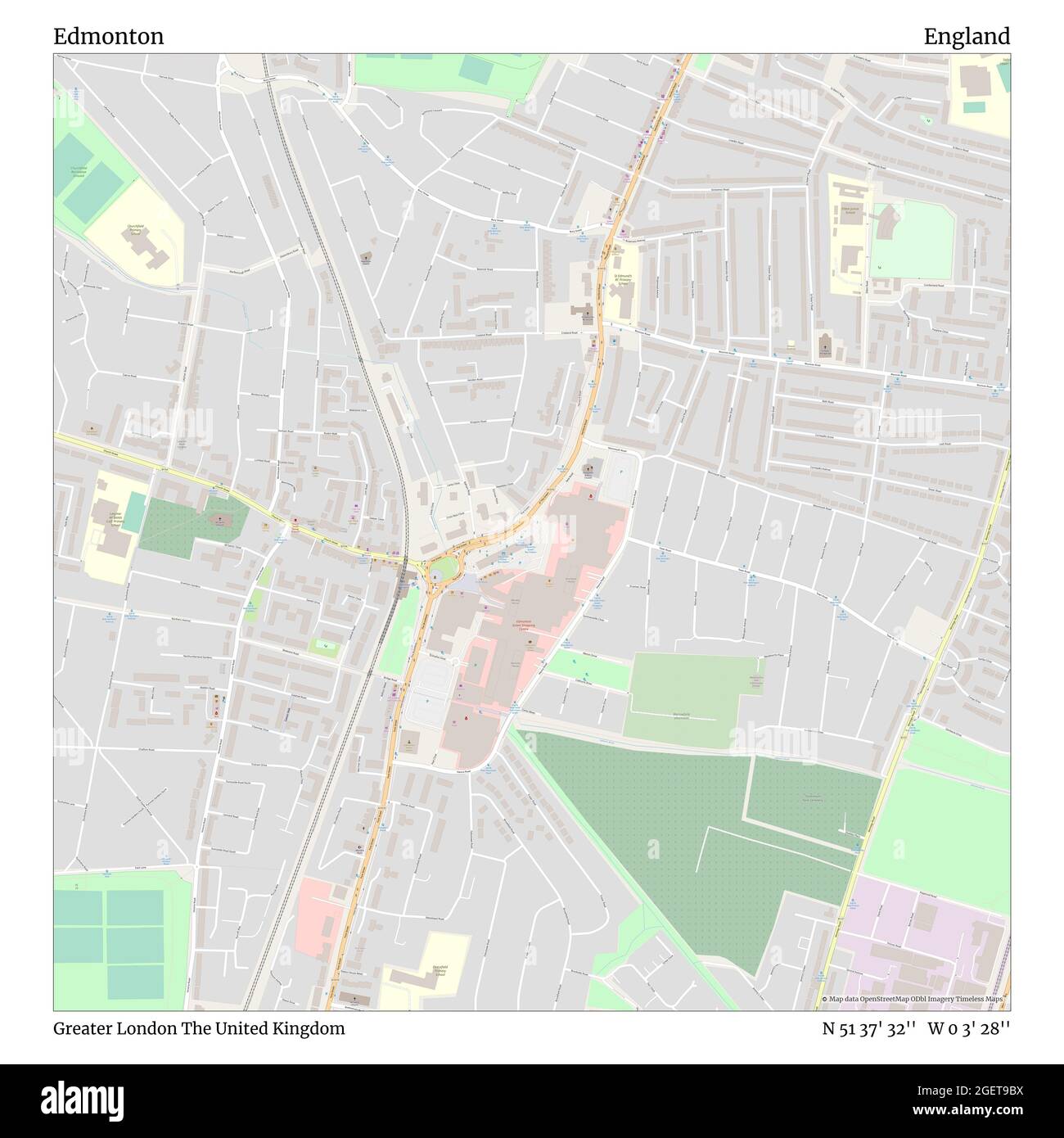 Map of edmonton hi-res stock photography and images - Alamy