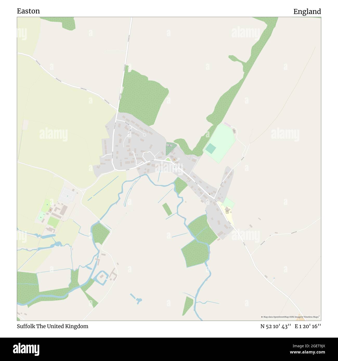 Map of easton hi-res stock photography and images - Alamy