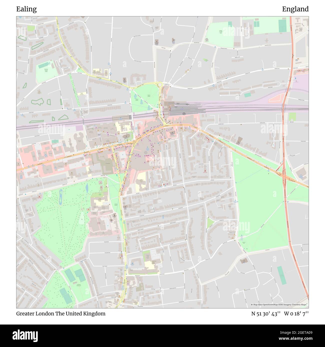 Map of ealing london Cut Out Stock Images & Pictures - Alamy