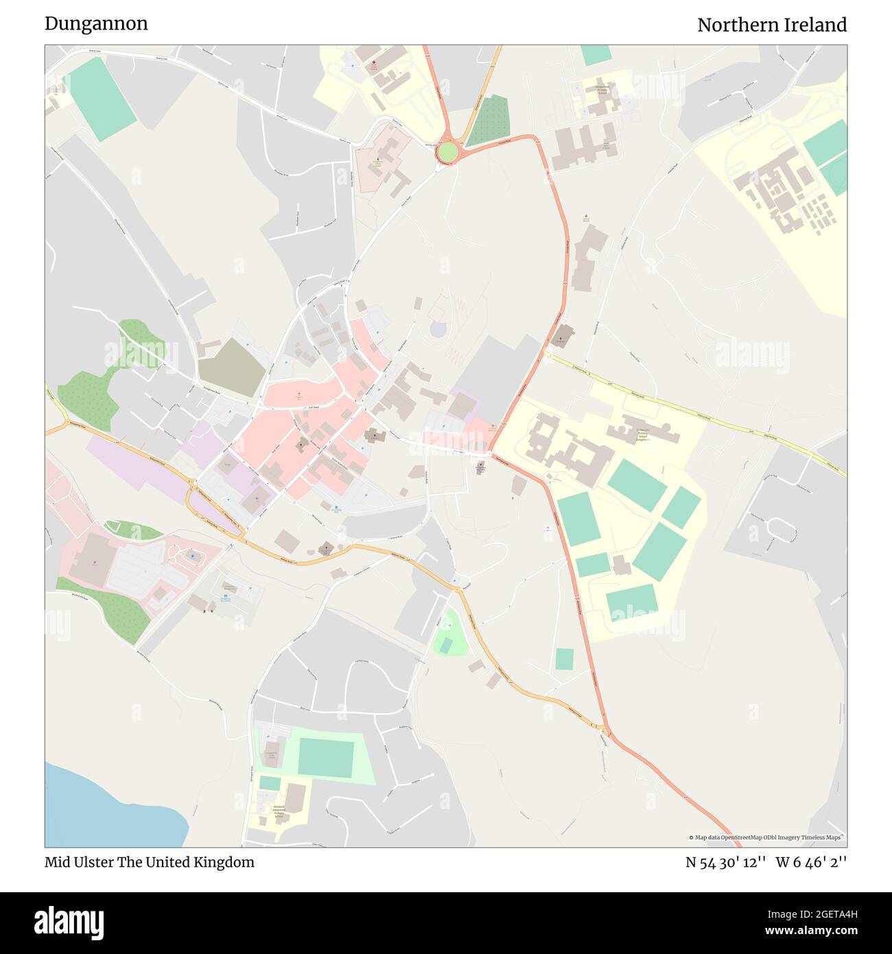 Northern Ireland Maps Cartography Geography High Resolution Stock ...