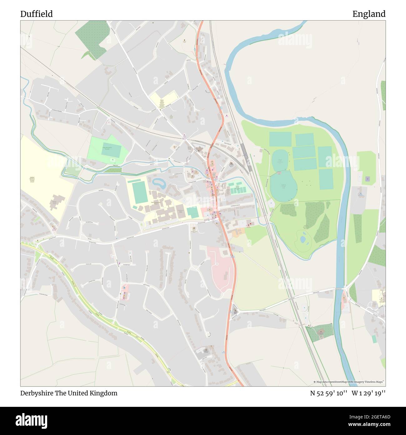 Map of duffield hi-res stock photography and images - Alamy