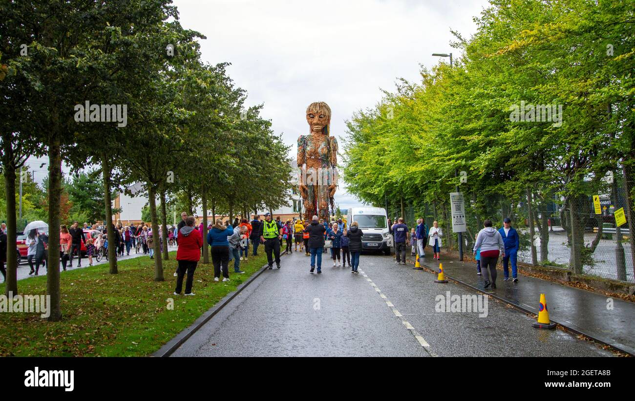 Alloa, Scotland, UK. 21st Aug, 2021. STORM, by theatre company, Vision ...