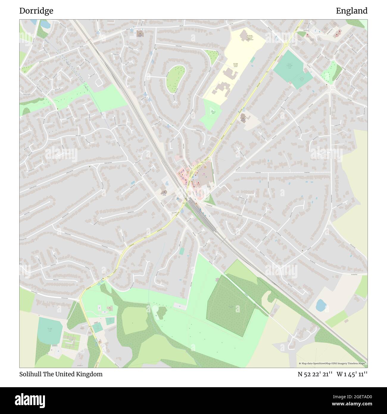 Maps of solihull hi-res stock photography and images - Alamy
