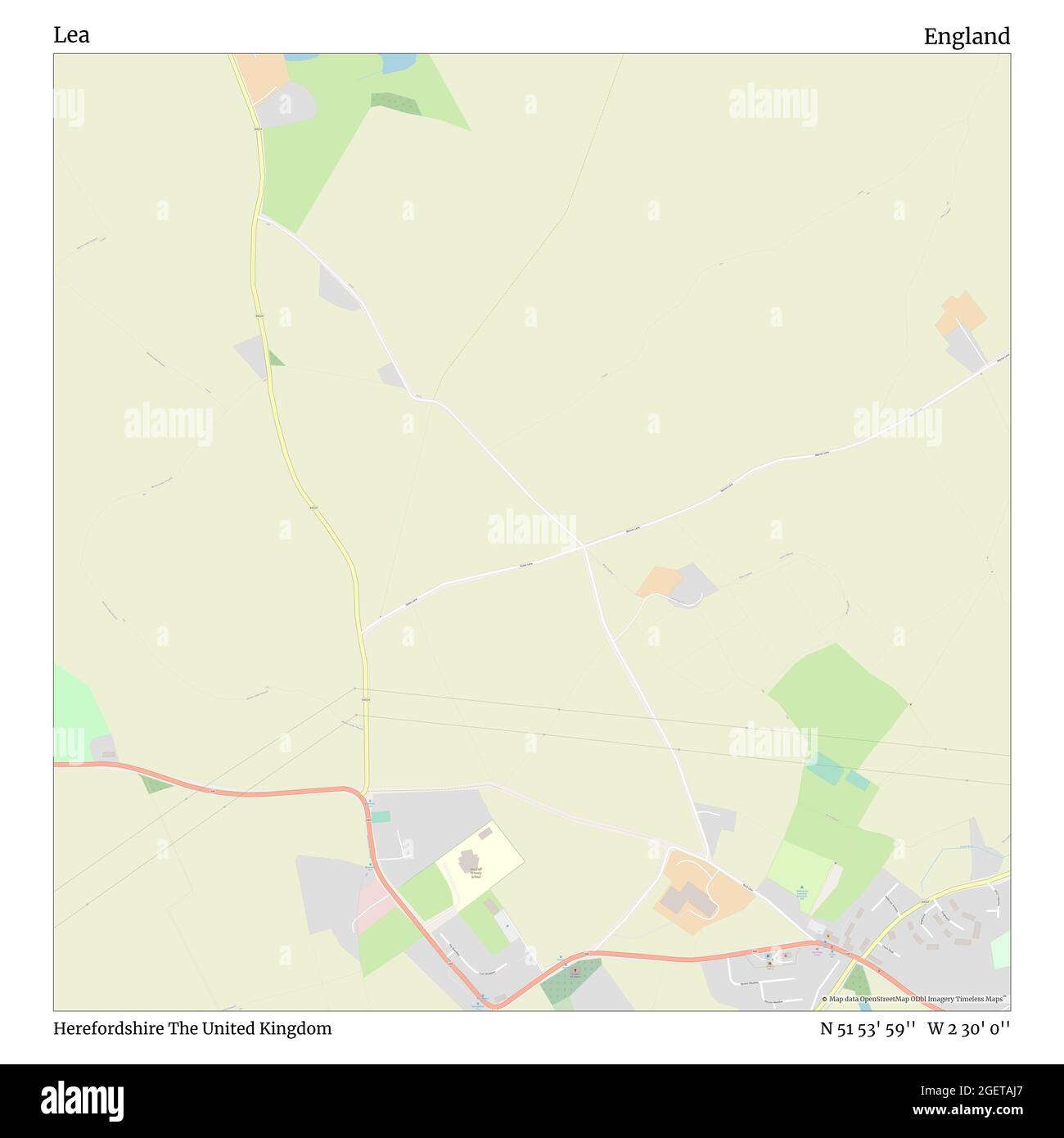 Lea, Herefordshire, United Kingdom, England, N 51 53' 59'', W 2 30' 0 ...
