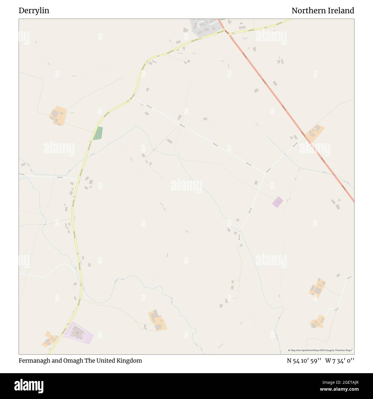 Northern ireland maps cartography geography hi-res stock photography ...