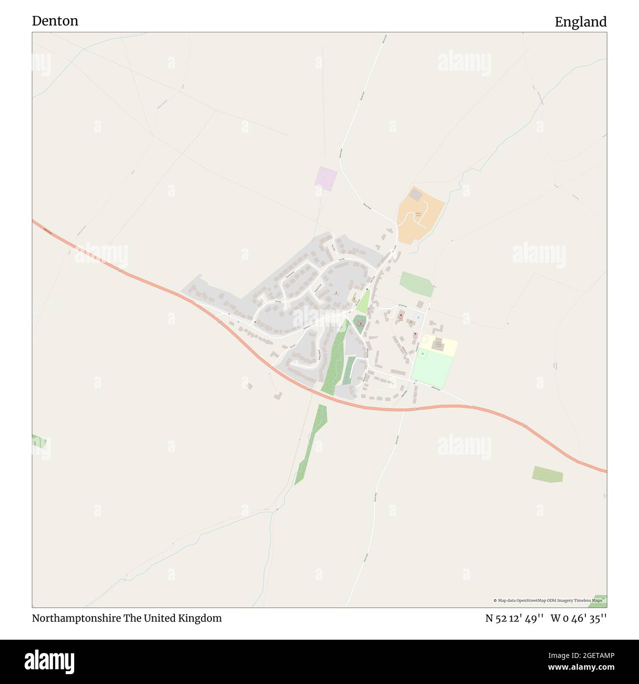 Denton map hi-res stock photography and images - Alamy